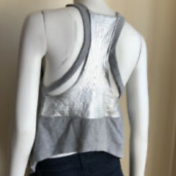 Aiko | Jackets & Coats | Aiko Zip Front Jareth Vest W Leather Back ...
